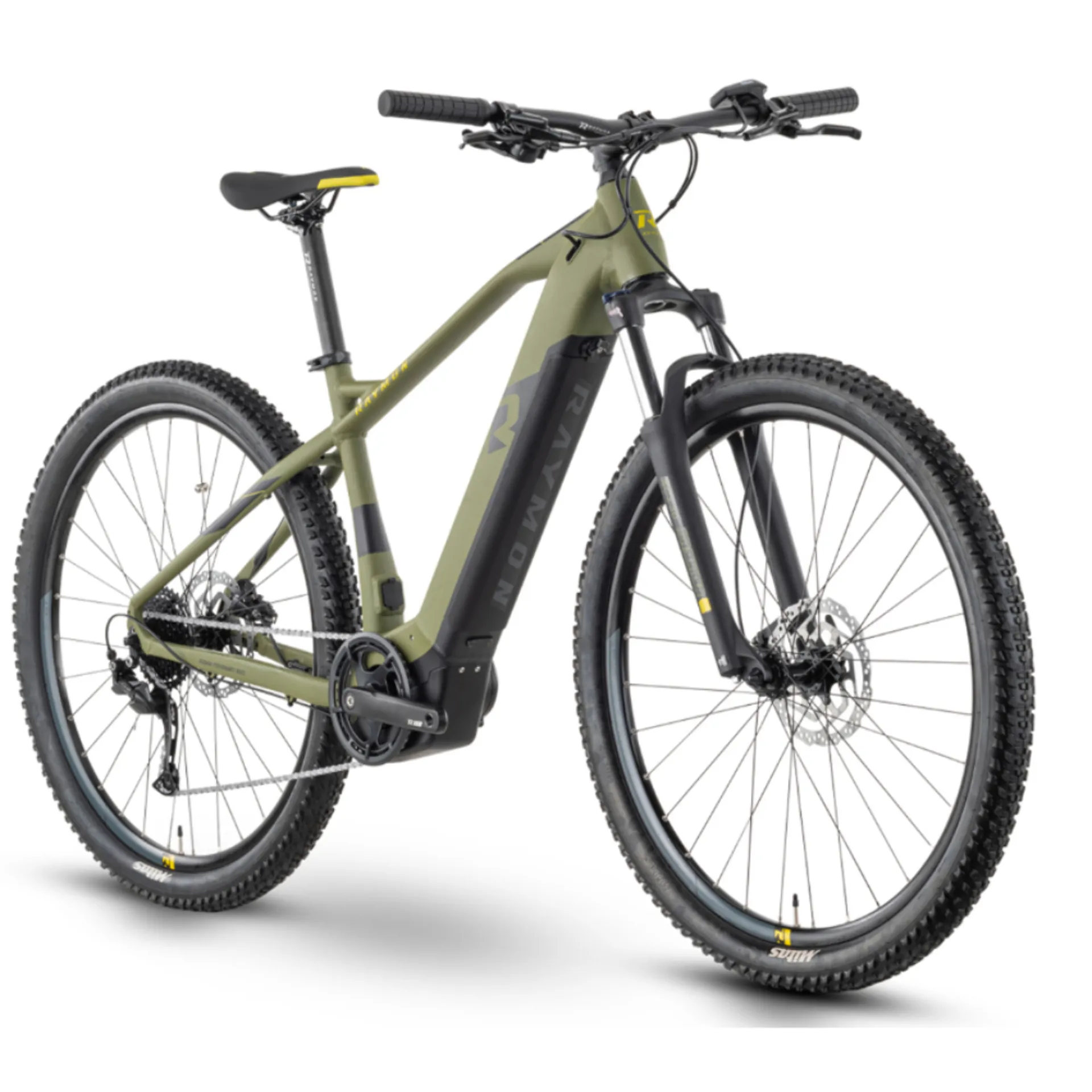 R Raymon HardRay E 4.0 Electric Mountain Bike Armor Green