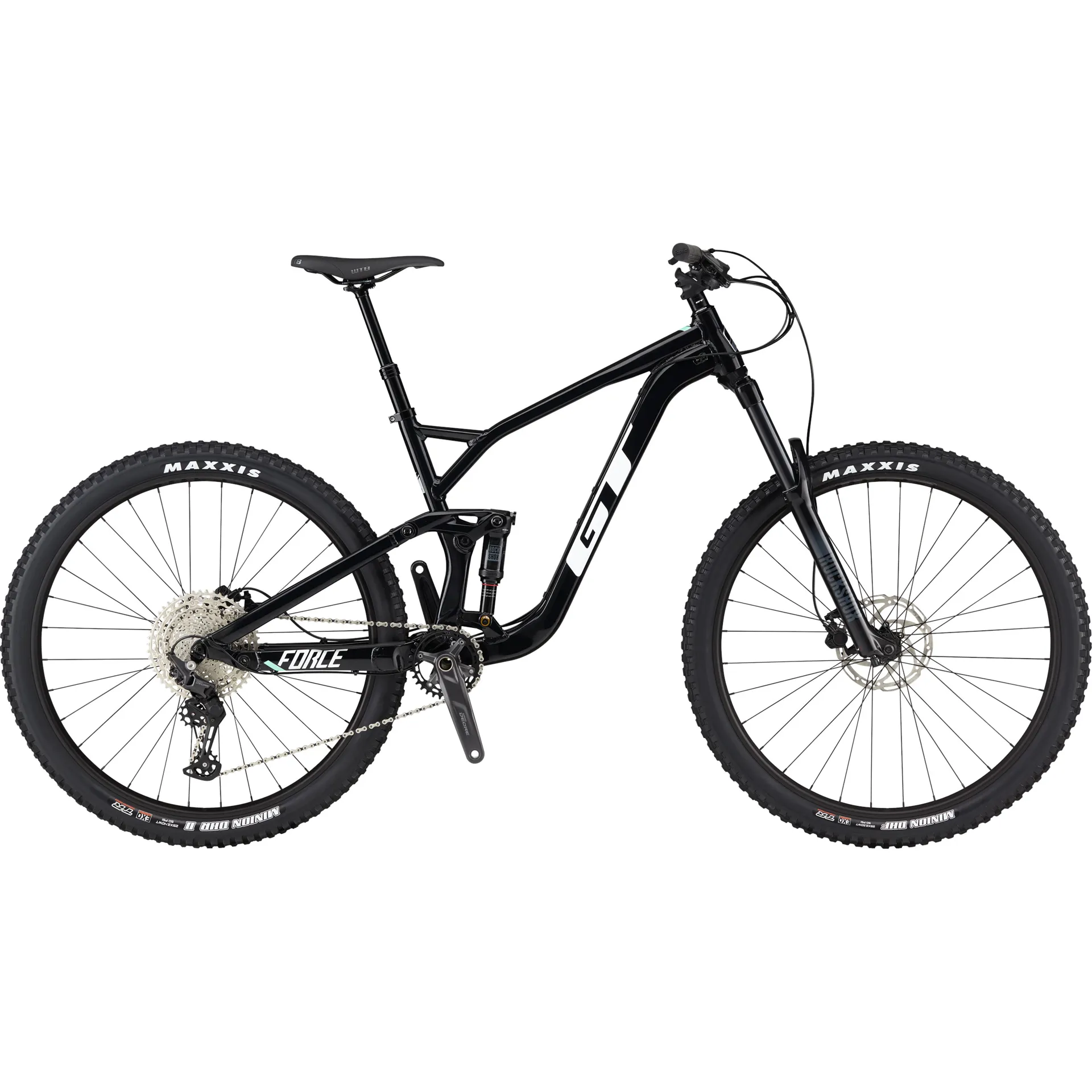 GT Force Sport Full Suspension Mountain Bike Gloss Black