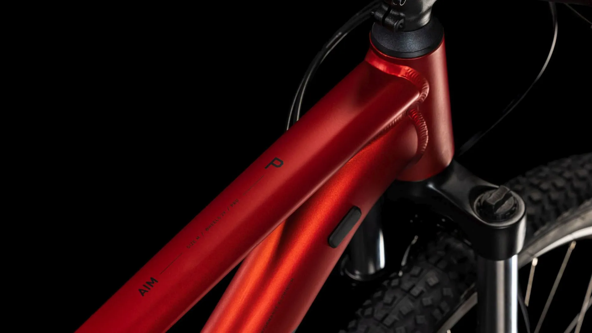 Cube Aim Pro Hardtail Mountain Bike 2025 Fire Orange/Black