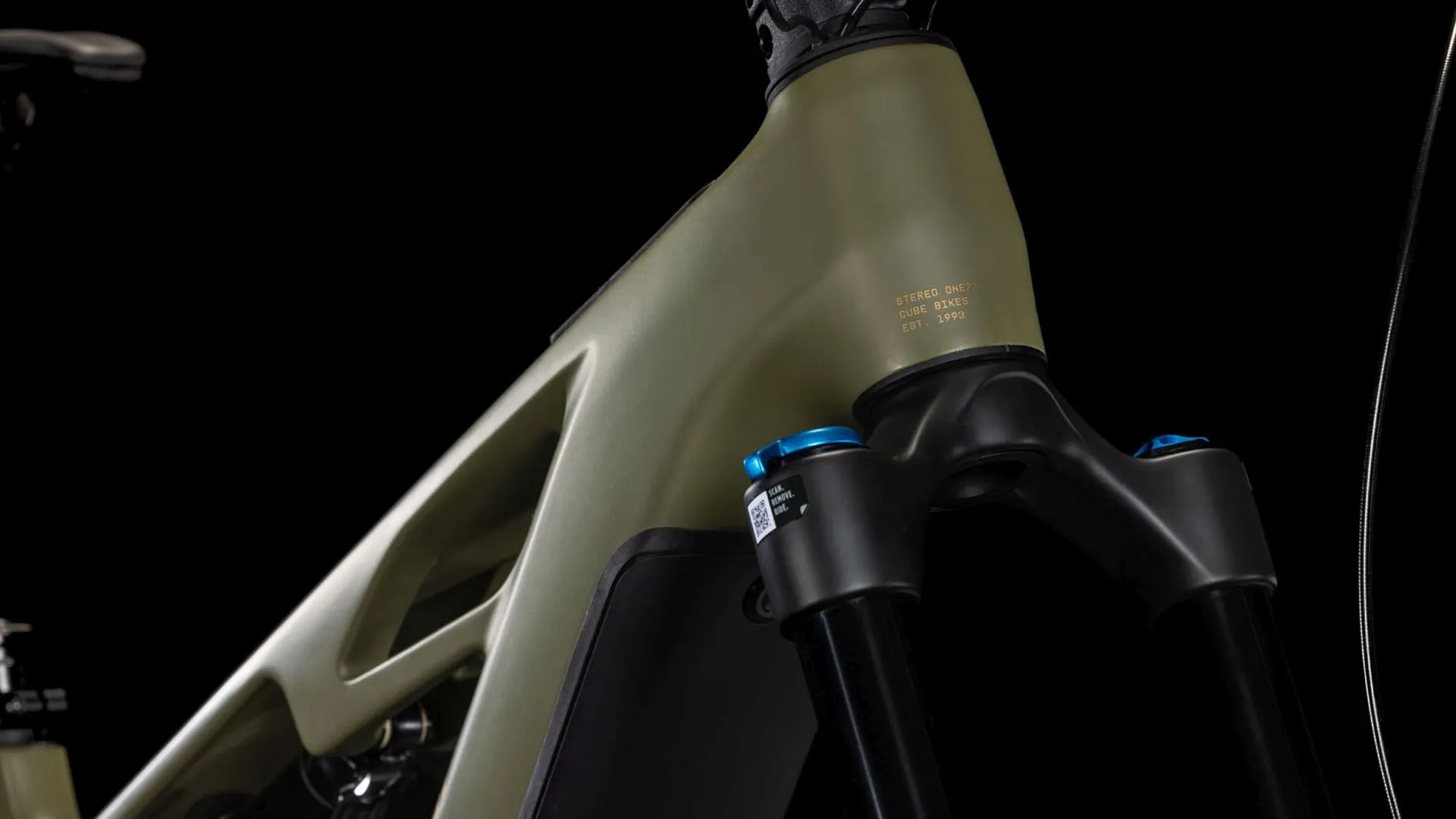 Cube Stereo Hybrid One77 HPC TM Electric Mountain Bike 2025 Dusty