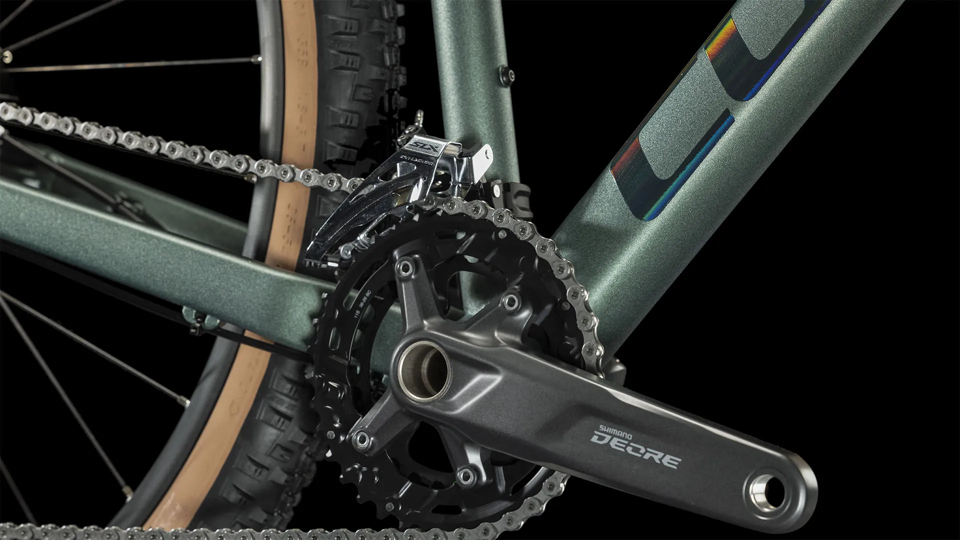 Cube Access WS Race Hardtail Mountain Bike 2024 Spark Green/Olive