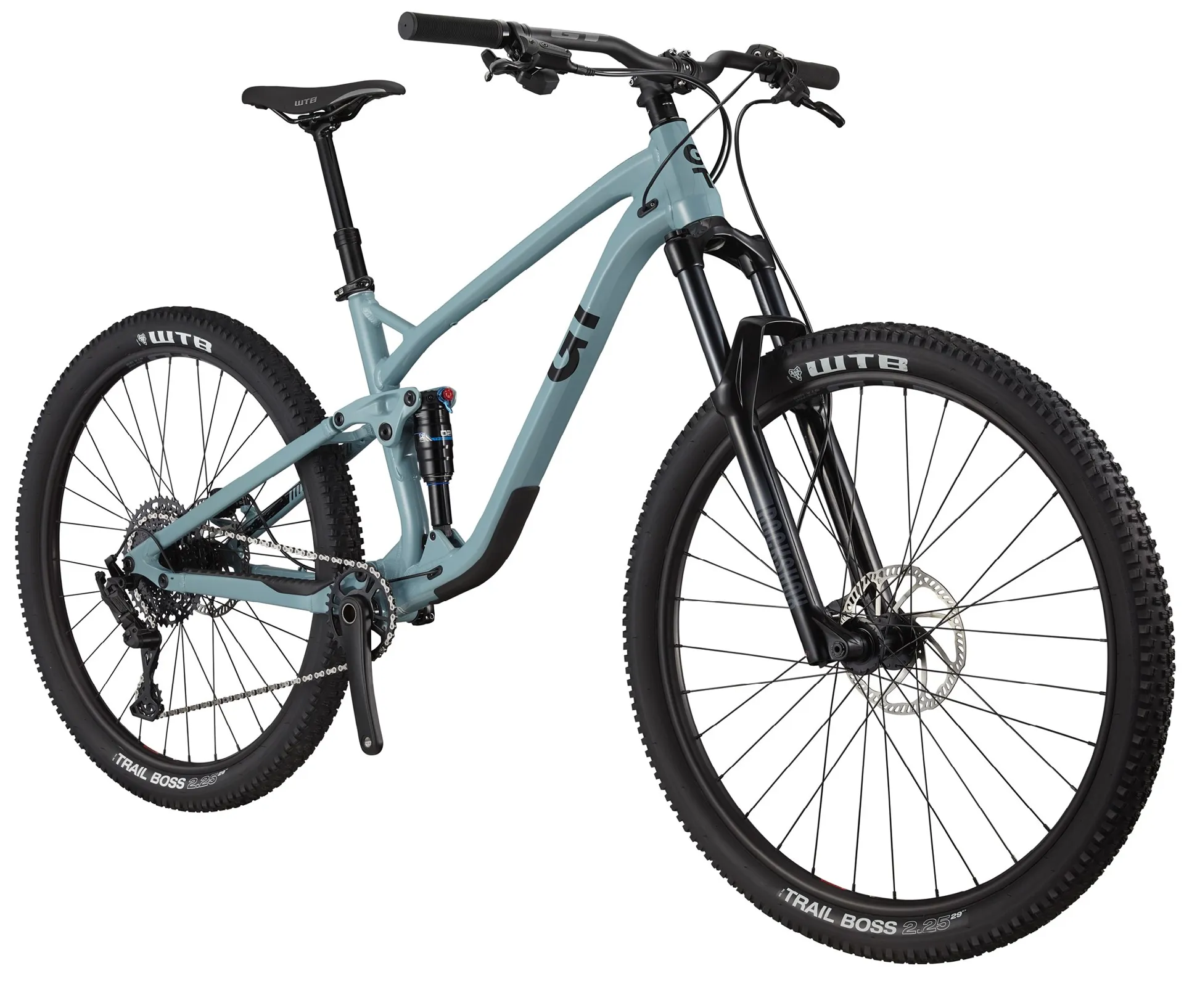 GT Sensor Sport Full Suspension Mountain Bike June Gloom
