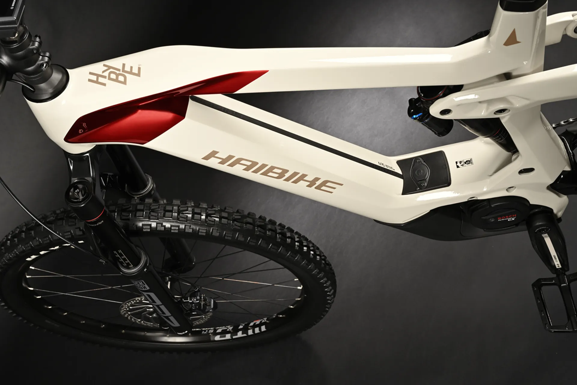 Haibike Hybe 9 750wh Electric Enduro Mountain Bike 2024 Grey/Red