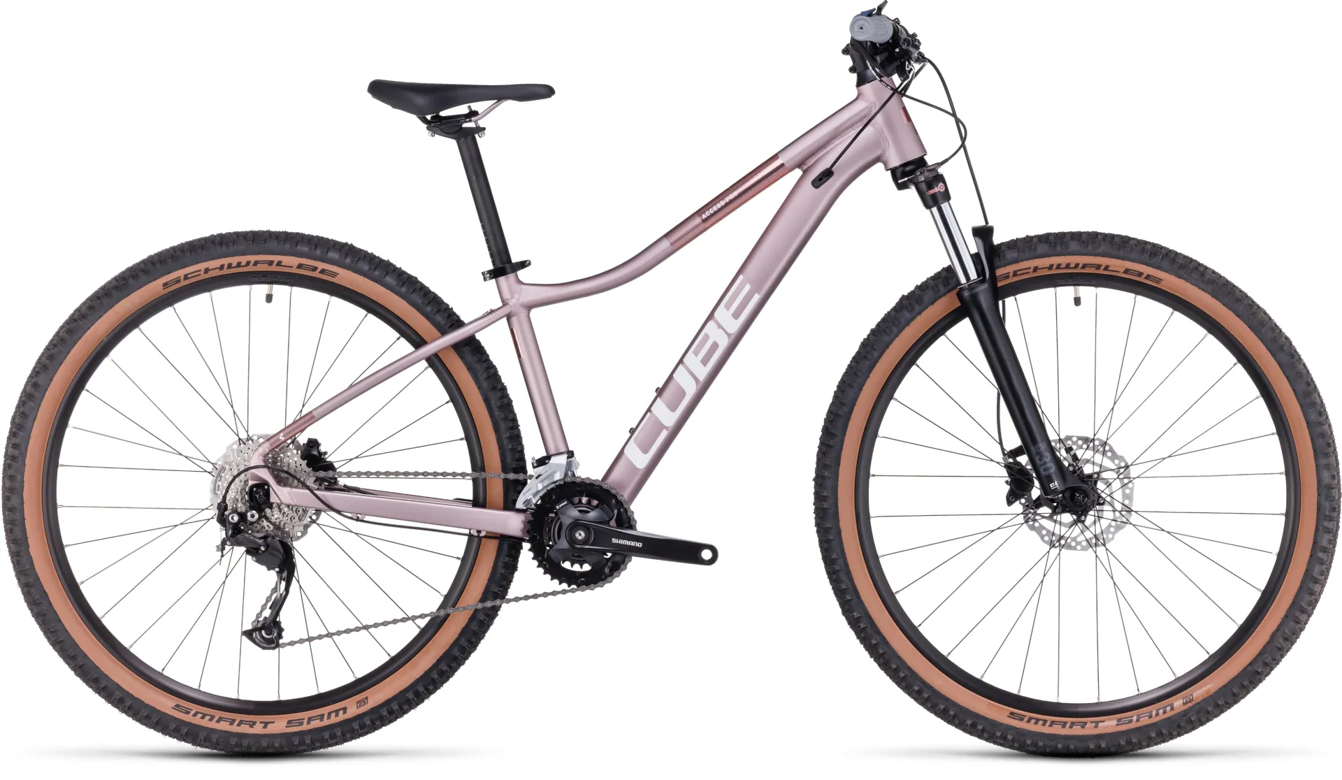 Cube Access WS Pro Hardtail Mountain Bike 2024 Sienna/Blush