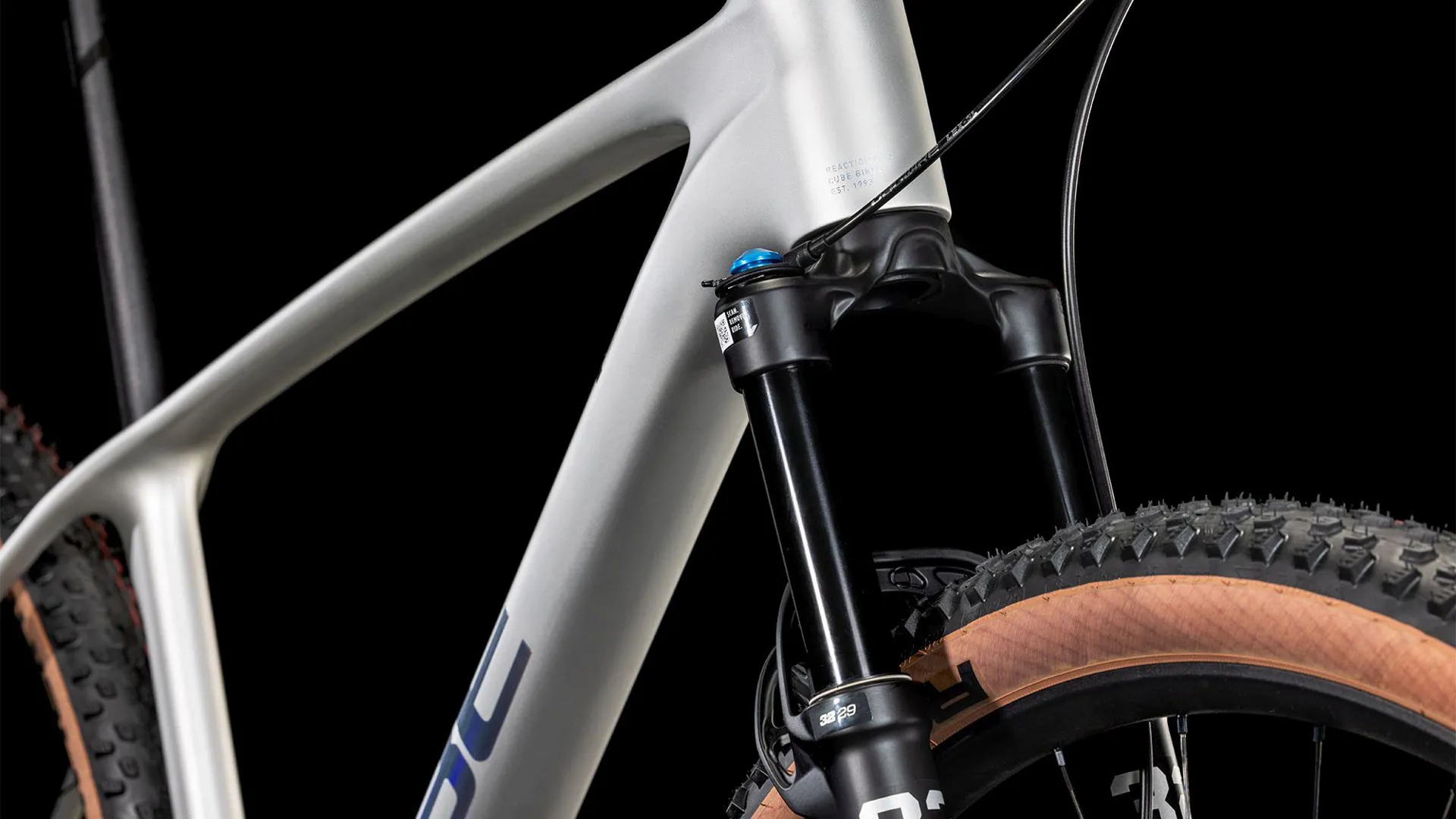Cube Reaction C:62 Race Hardtail Mountain Bike 2025 Sleek Grey/Pr