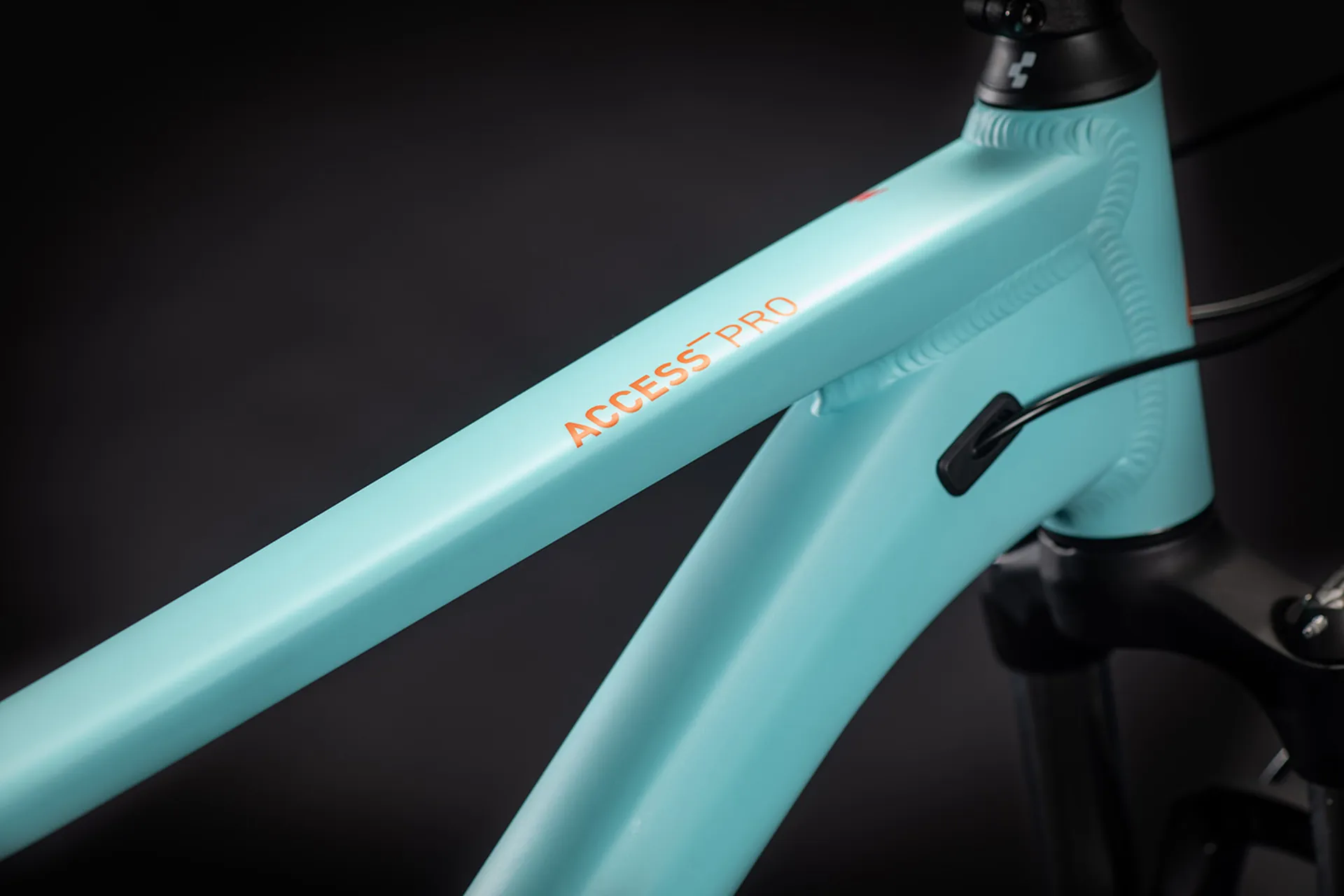 Cube Access Pro Womens Hardtail Mountain Bike 2021 Ice Blue/Orang