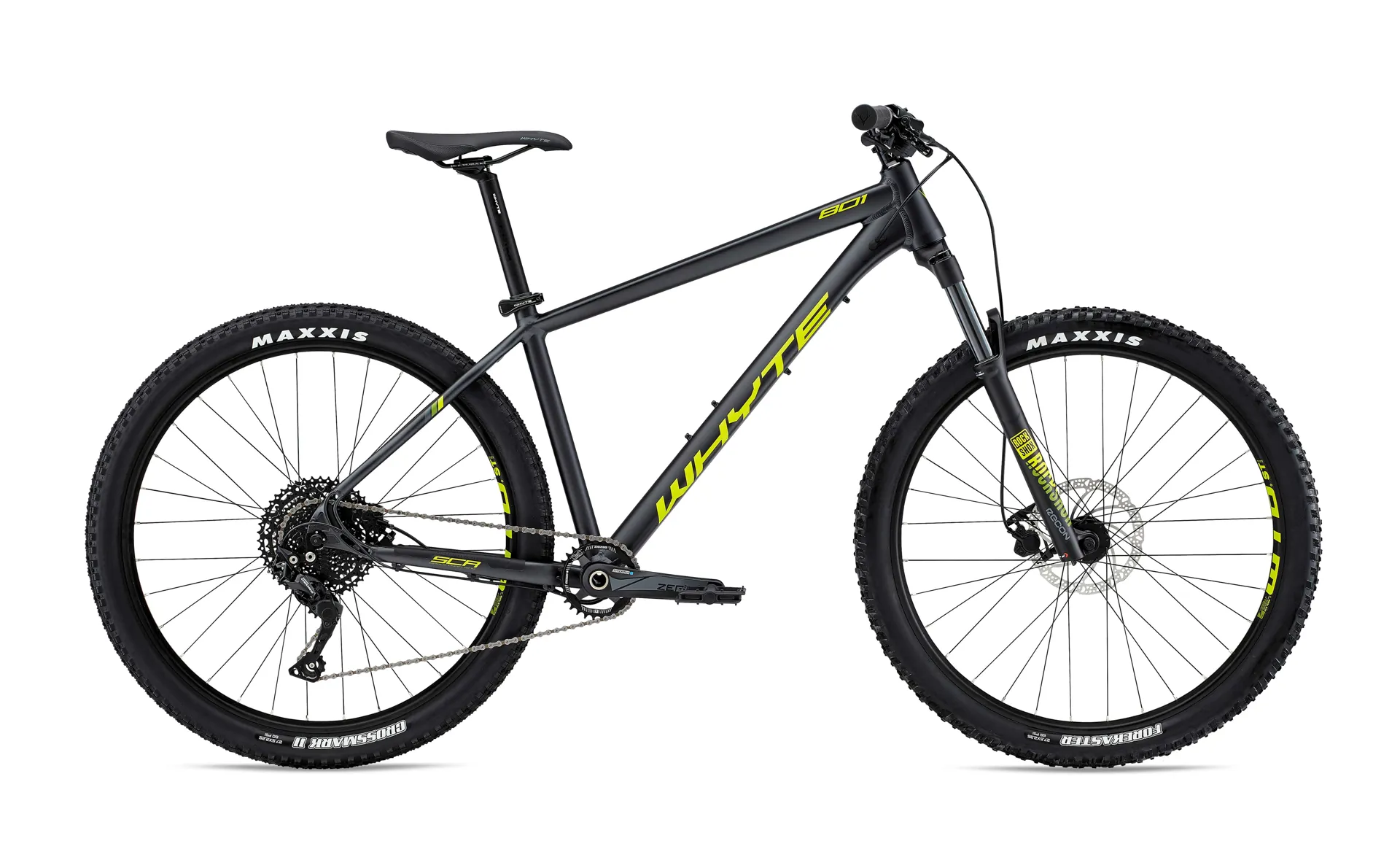 Whyte 801 27.5 Hardtail Mountain Bike 2019 Granite/Lime