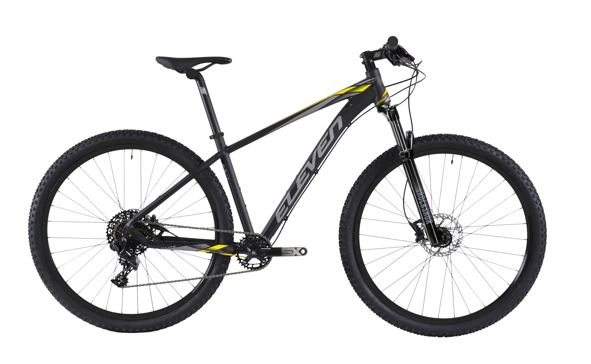 Eleven Elite 4.0 Hardtail Mountain Bike Black/Yellow