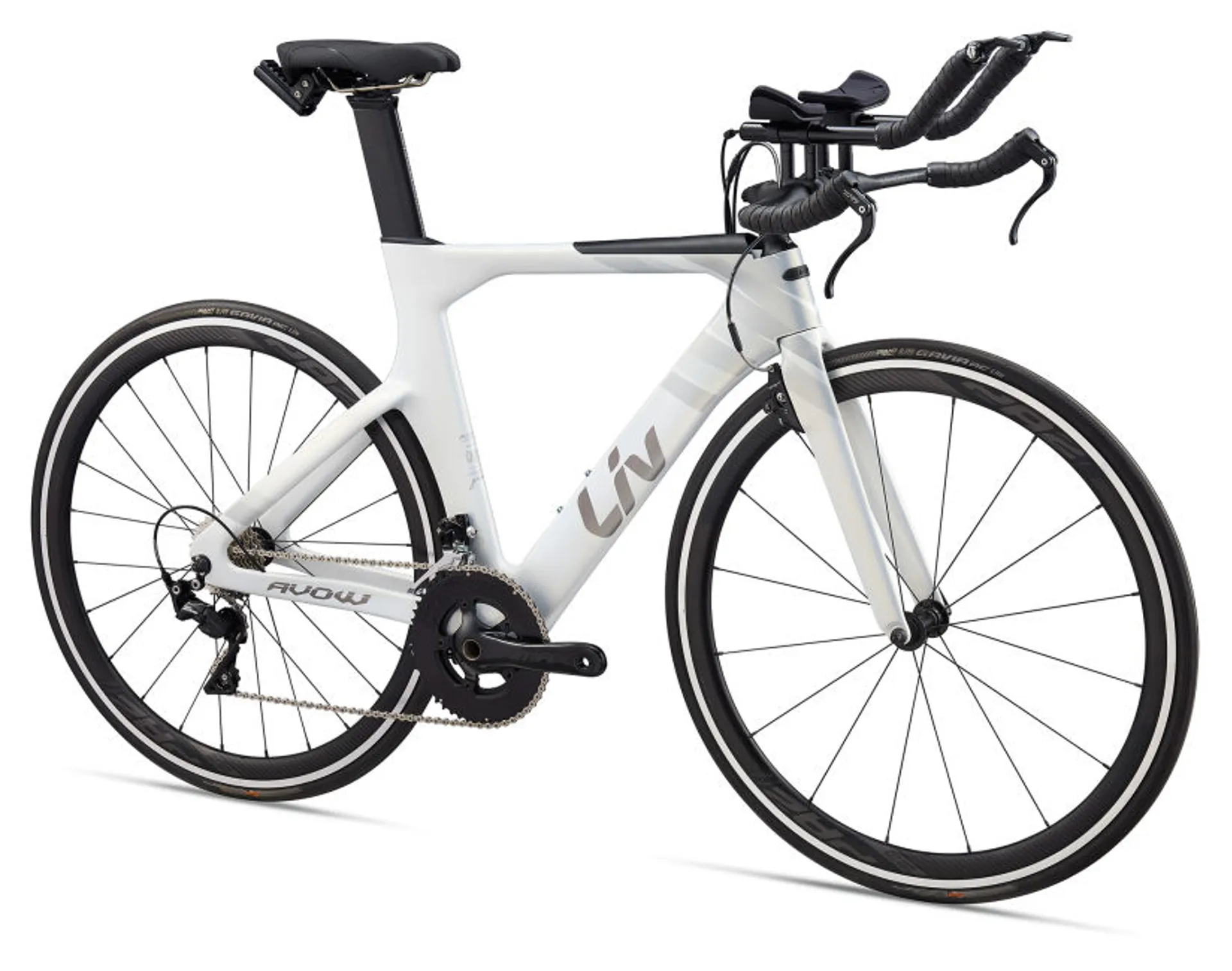 Liv Avow Advanced Womens Time Trial Triathlon Bike 2020 White