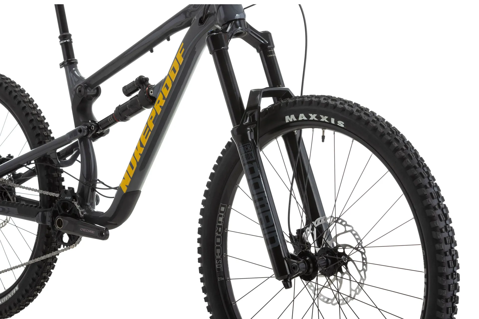 Nukeproof Mega 297 Comp Full Suspension Mountain Bike Bullet Grey