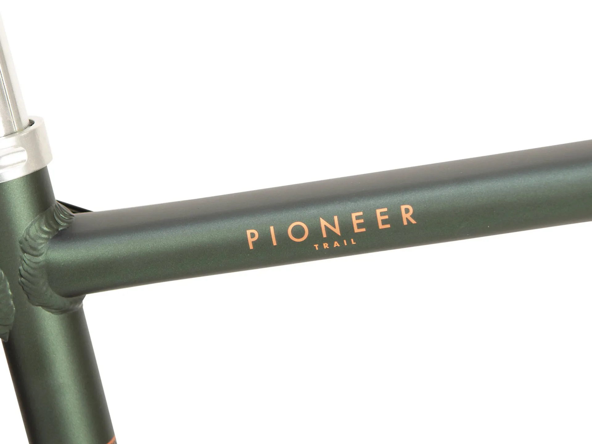 Raleigh Pioneer Trail Crossbar Hybrid Bike Green/Bronze