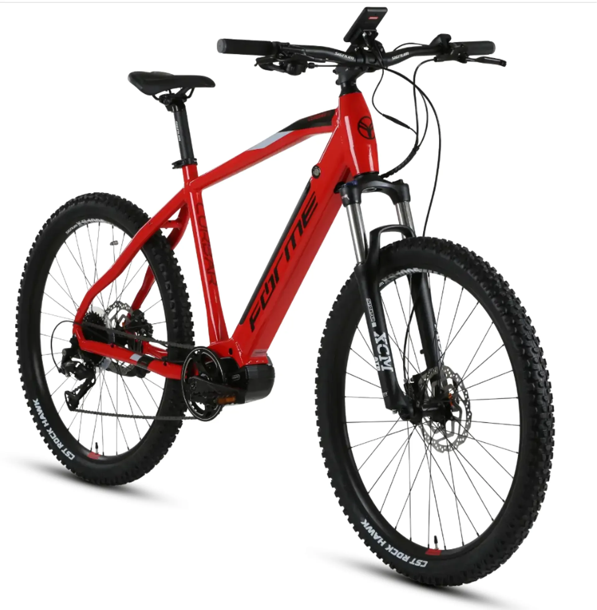 Forme Curbar HT-E Pro Electric Hardtail Mountain Bike 2022 Red