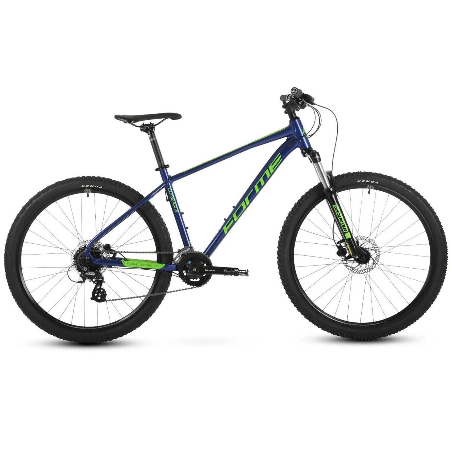 Forme Curbar 2 Hardtail Mountain Bike Blue/Green