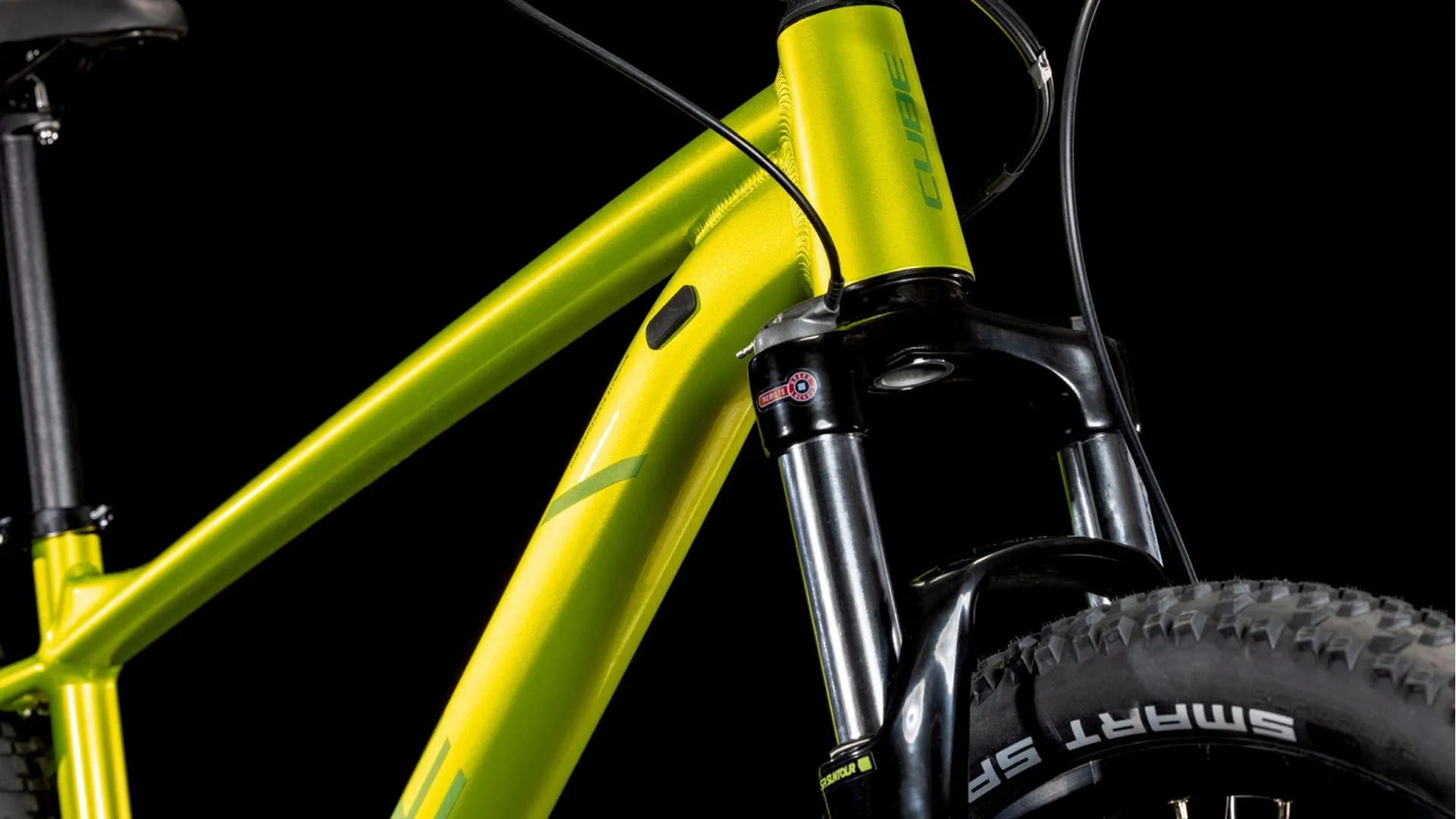 Cube Aim SLX Hardtail Mountain Bike 2025 Flash Lime/Juniper