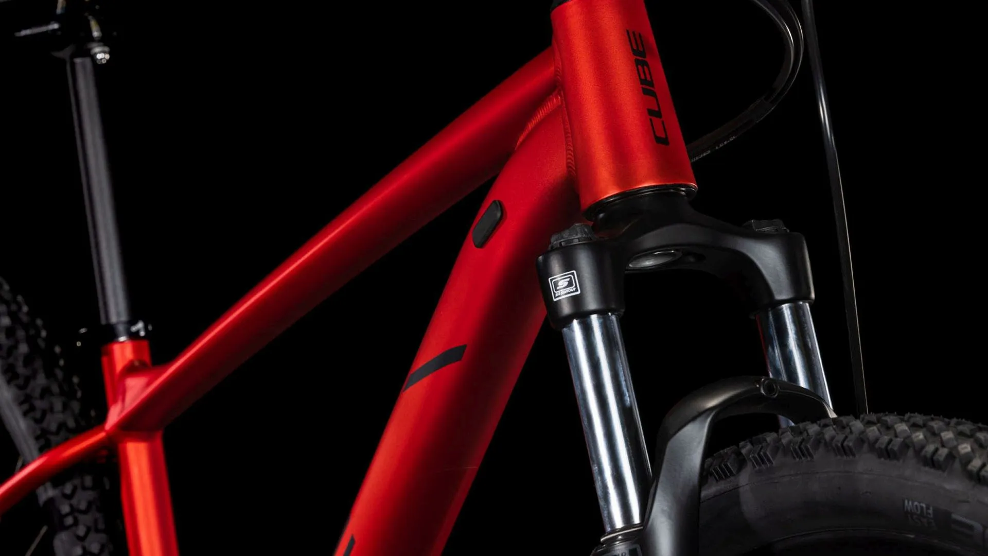 Cube Aim Pro Hardtail Mountain Bike 2025 Fire Orange/Black