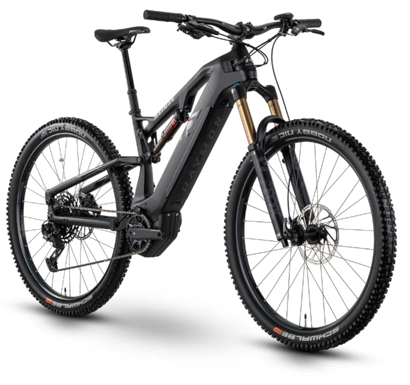 R Raymon FullRay 150E 11.0 Electric Mountain Bike Carbon/Black